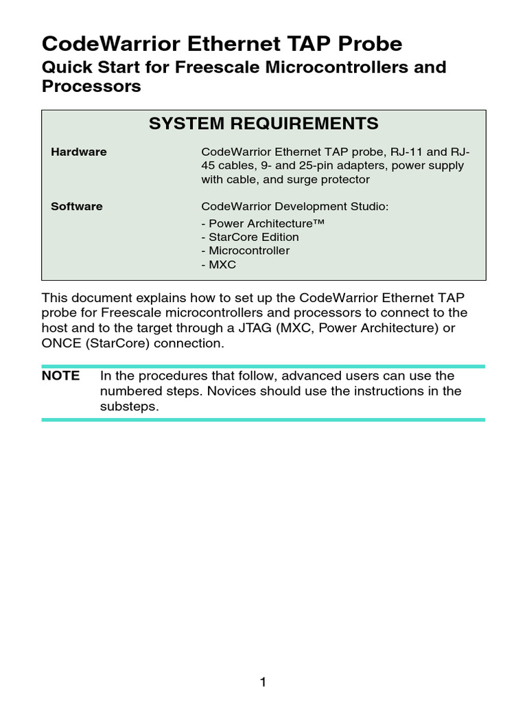 Ethernet TAP Quick Start | PDF | Computer Network | Ip Address