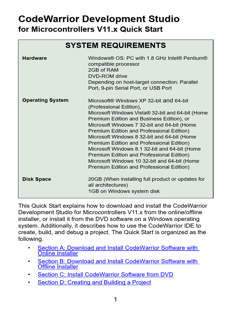 Quick Start For Microcontrollers | Download Free PDF | Installation (Computer Programs) | 64 Bit ...