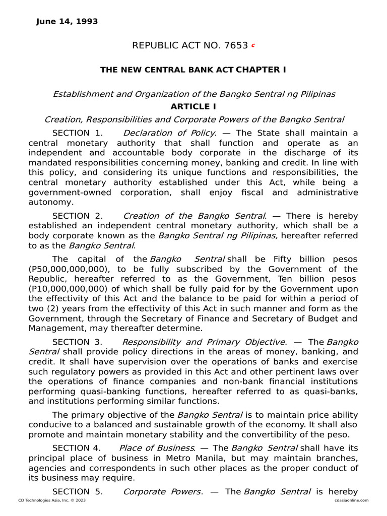 NCBA | PDF | Liquidation | Conservatorship