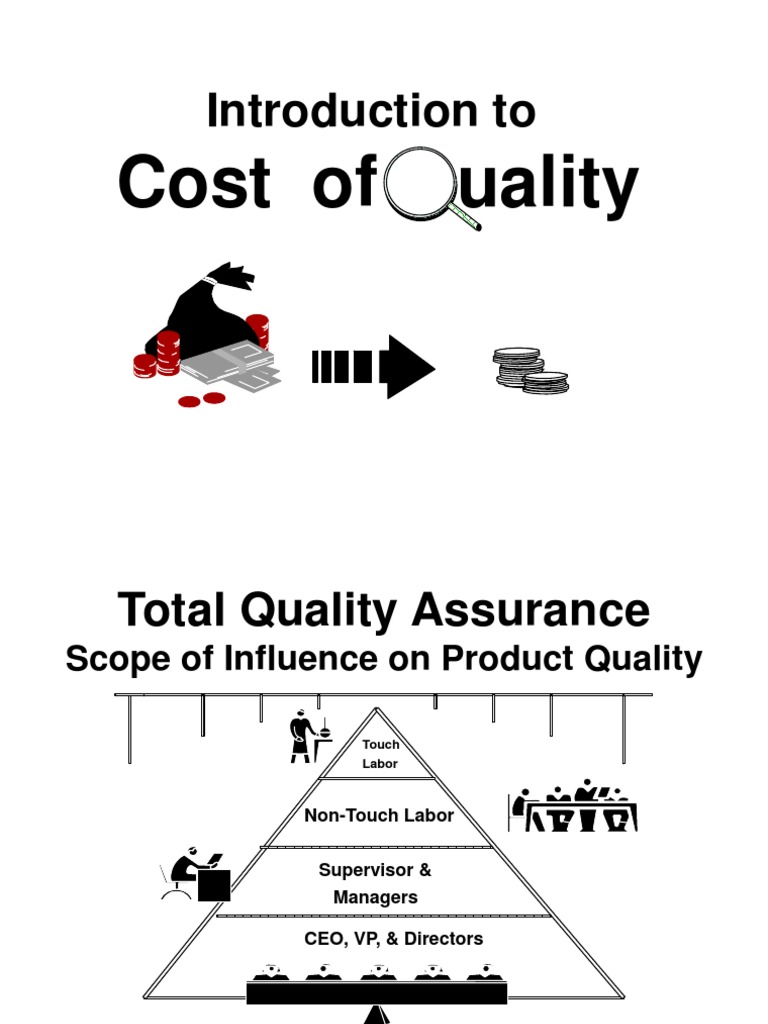 Cost of Quality | PDF | Quality (Business) | Software Bug