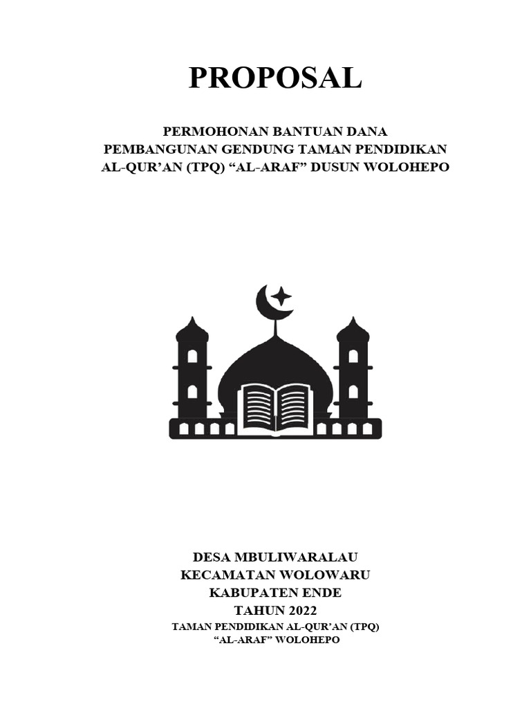 Proposal TPQ Lowo | PDF