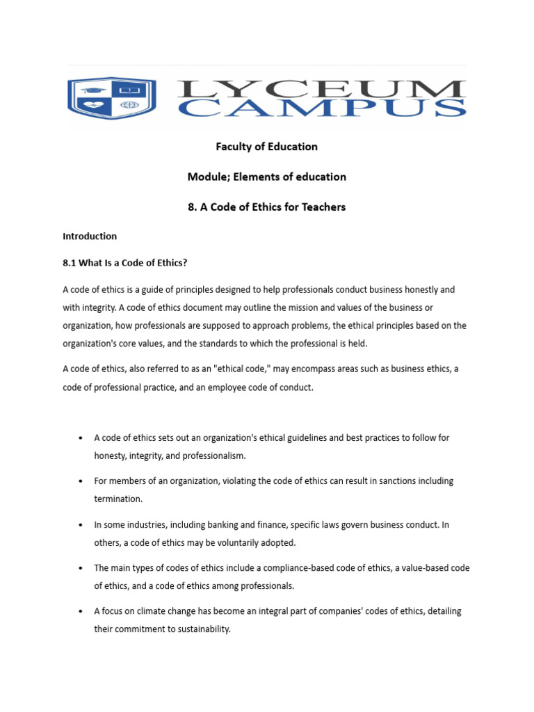 Unit 08 | PDF | Teachers | Morality