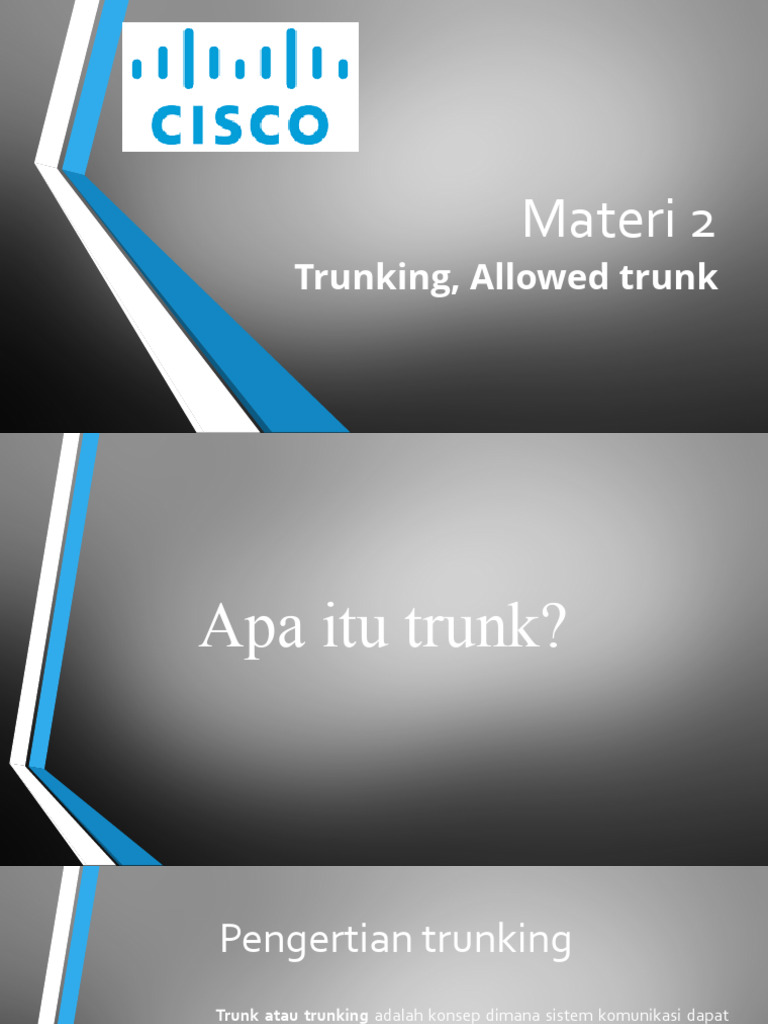 2.1 Trunking | PDF | Komputer