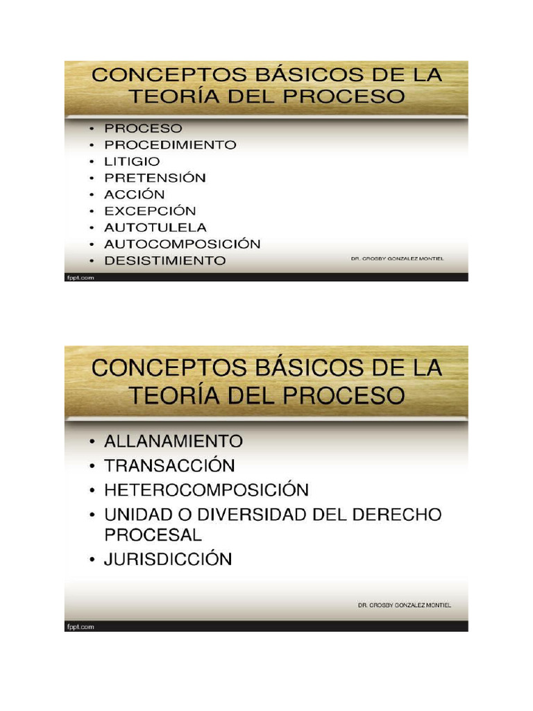 Material 3 Teoria General Del Proceso | PDF