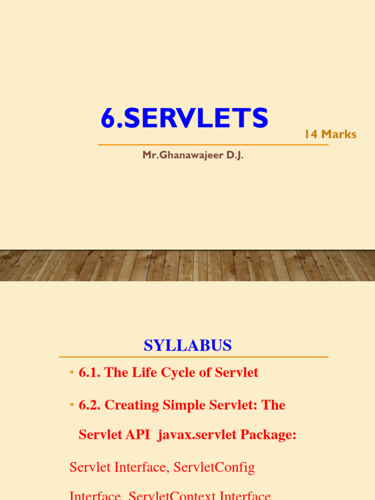 6 Servlets Download Free Pdf Cookie Java Programming Language