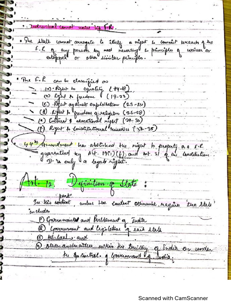 Article 12 Constitutional Law | PDF