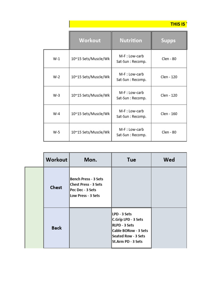 Beast Mode Workout | PDF | Weight Training | Physical Exercise