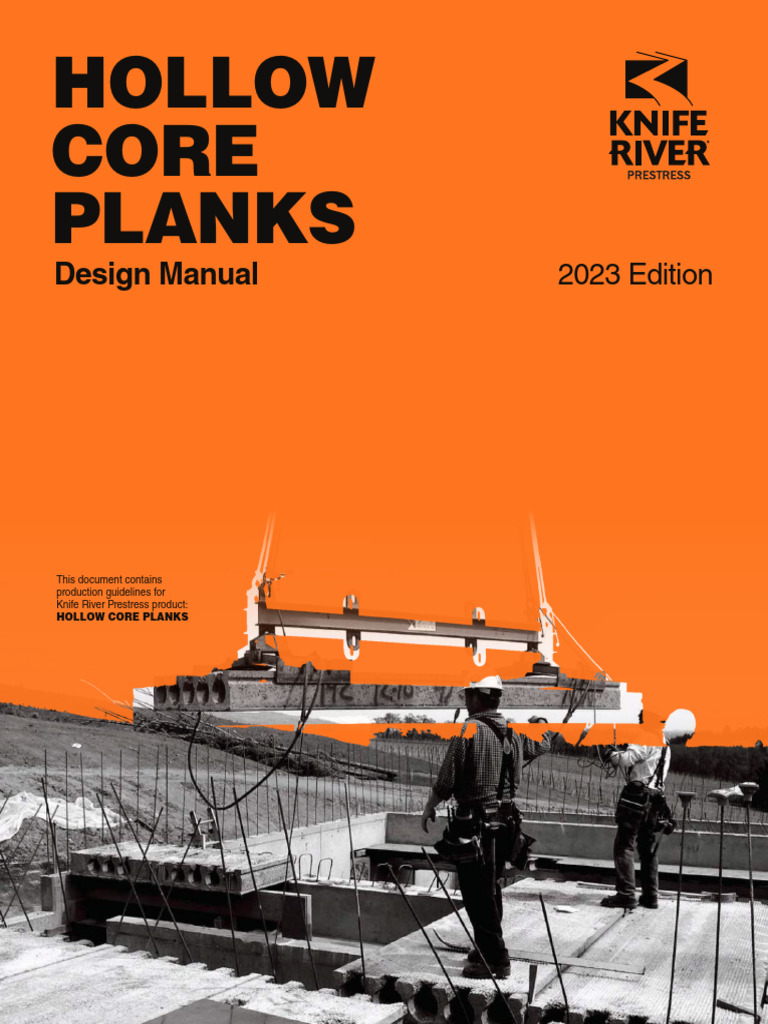 Hollow Core Planks Design Manual | PDF | Concrete | Prestressed Concrete