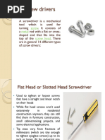 Screwdriver Manufacturing Process Overview | PDF | Screw | Forging