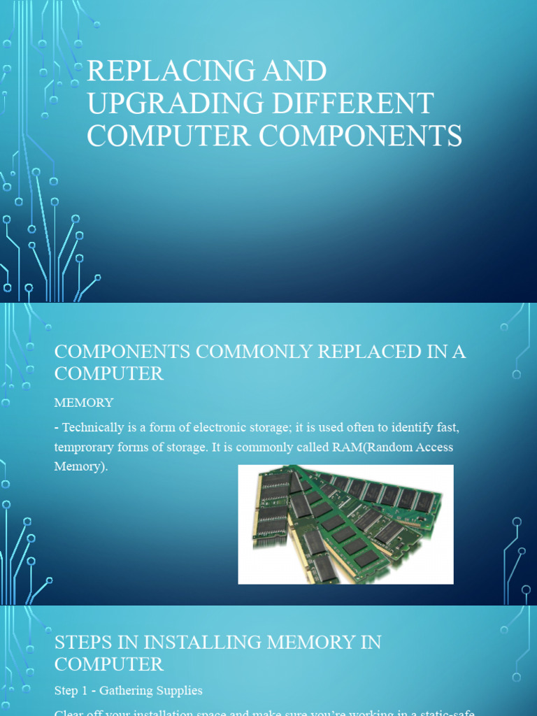 Upgradind Computer Parts | PDF | Electrical Connector | Bios