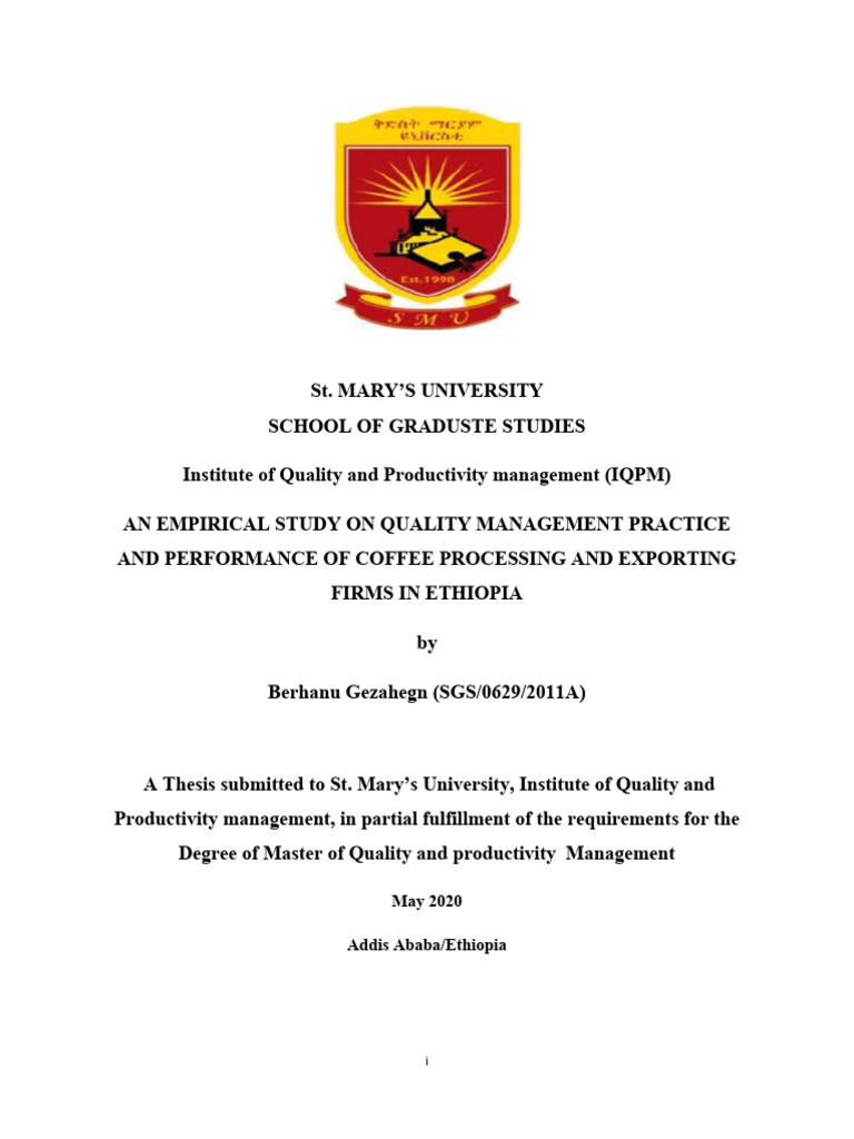 Thesis Report 23 | PDF | Business | Economies