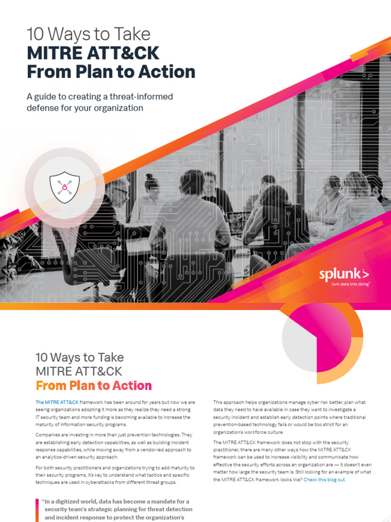 10 Ways To Take The Mitre Att and CK Framework From Plan To Action ...
