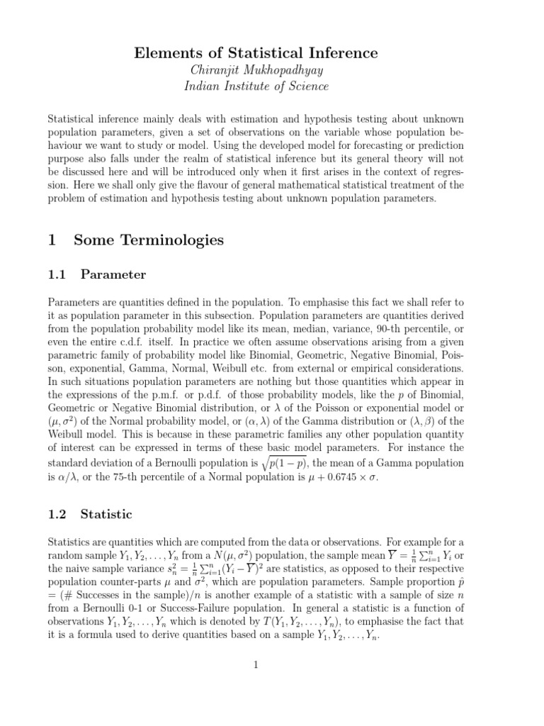 Statistical Inference Frequentist Pdf Estimator Mean Squared Error