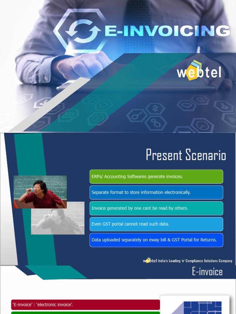 E INVOICE - Presentation | PDF | Invoice | Information Technology