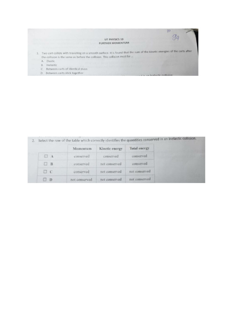 Uh Physics Grade 9 | PDF