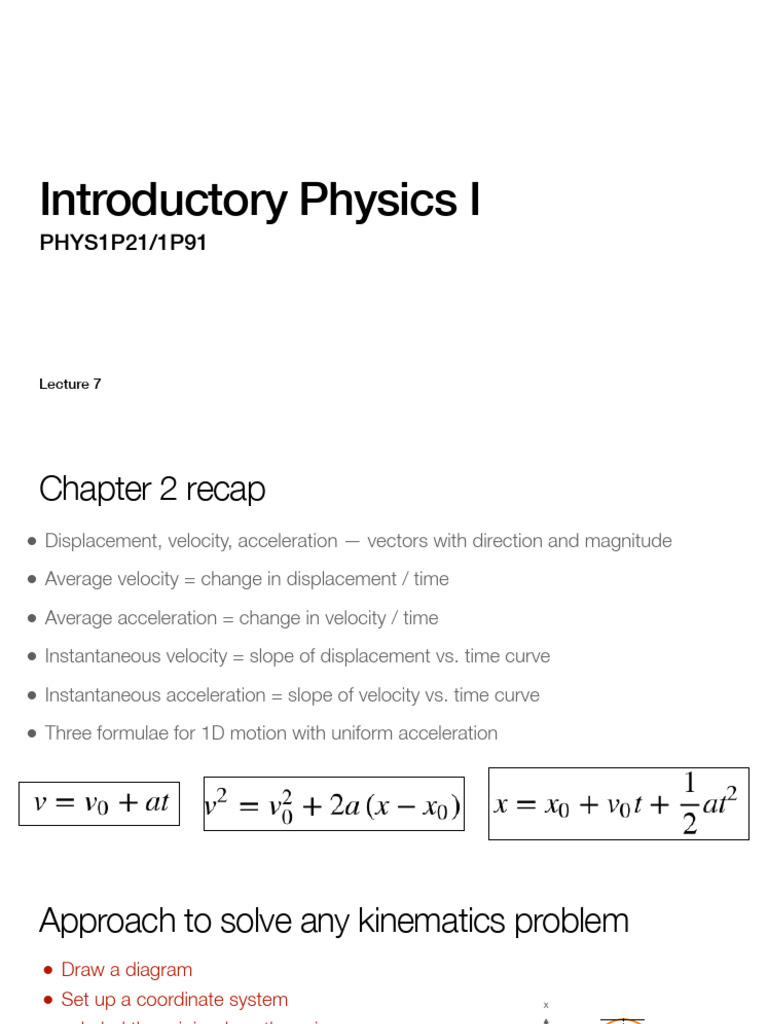 Lec 7 | PDF | Acceleration | Velocity Lec 7 | PDF | Acceleration | Velocity
