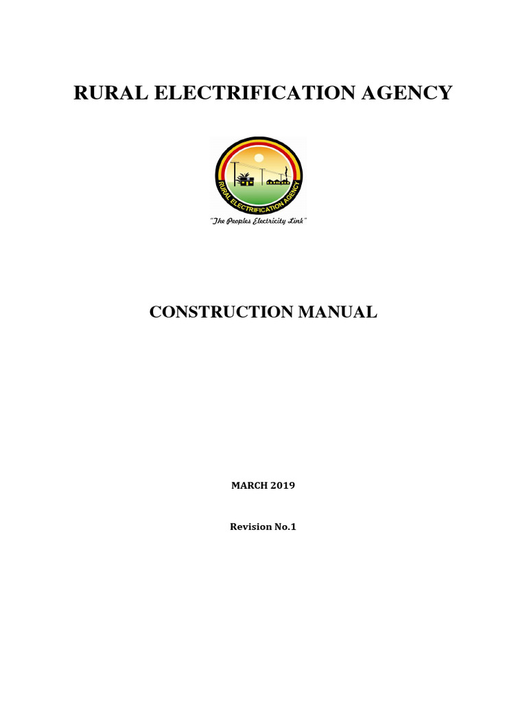 REA Construction Manual Overview | PDF | Insulator (Electricity) | Fuse ...