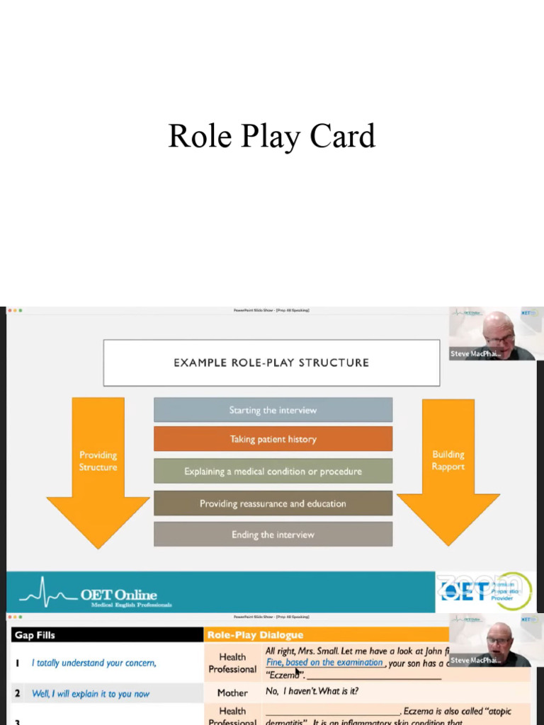 Role Play Card | PDF