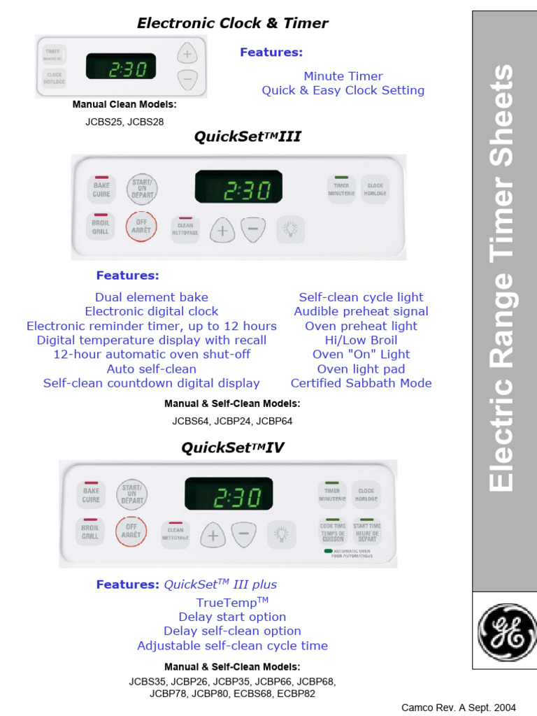 Electronic Clock & Timer: Features | PDF | Oven | Clock