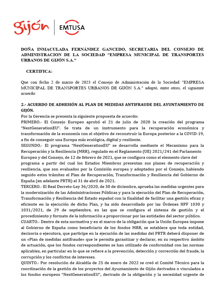 Otros Documentos de Entrada-4 | PDF | Gobierno local