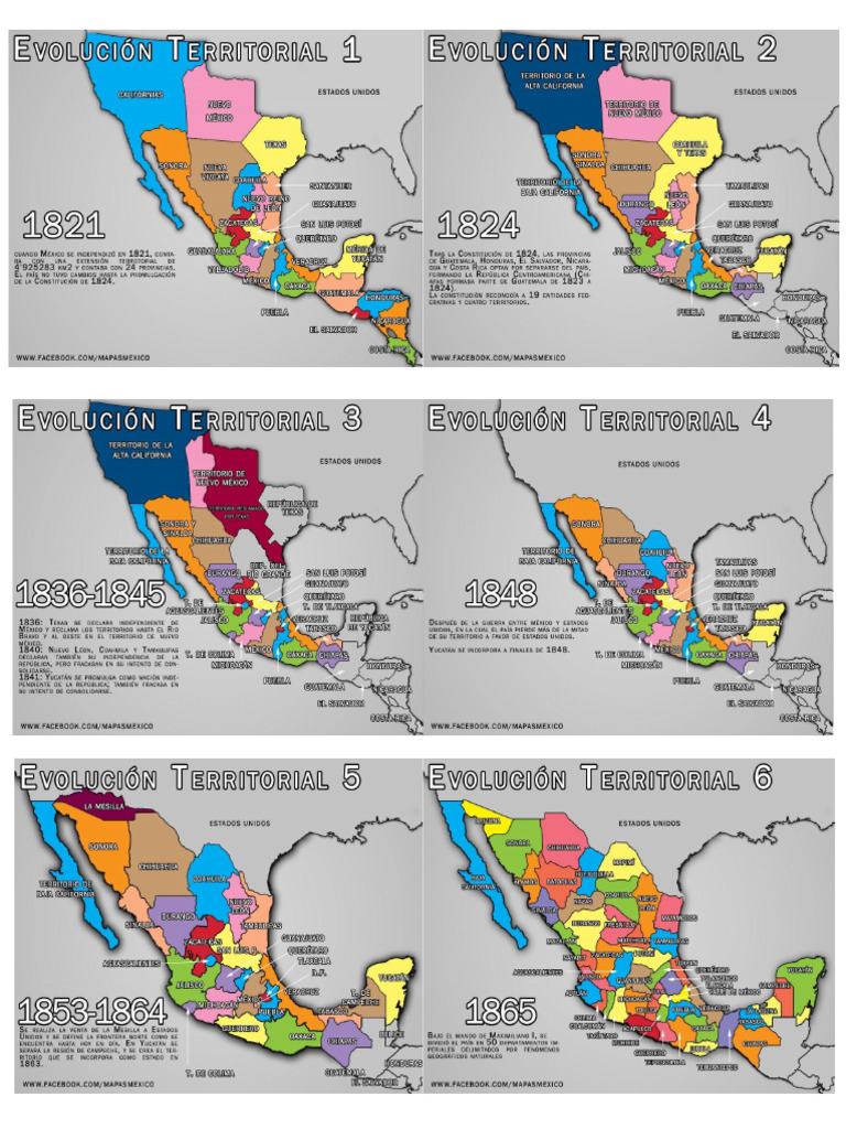 MAPAS DEL TERRITORIO DE MÈXICO | PDF