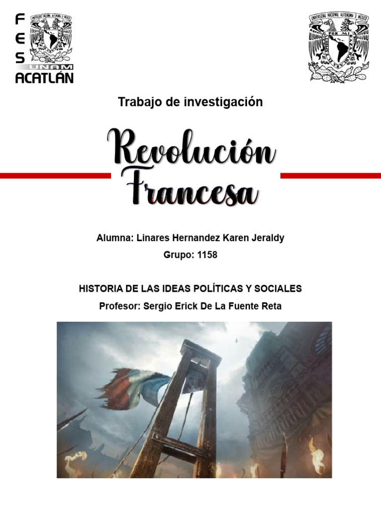 Revolución Francesa: Causas y Desarrollo | PDF | Reino del terror ...