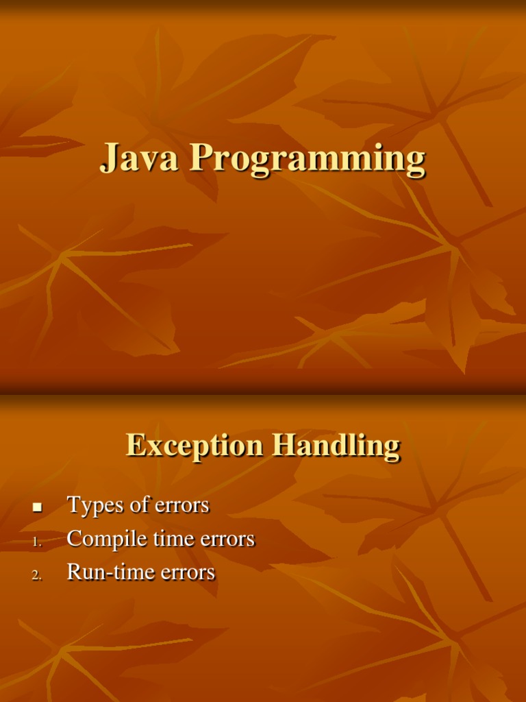 Java Programming | PDF | Java (Programming Language) | Class (Computer Programming)