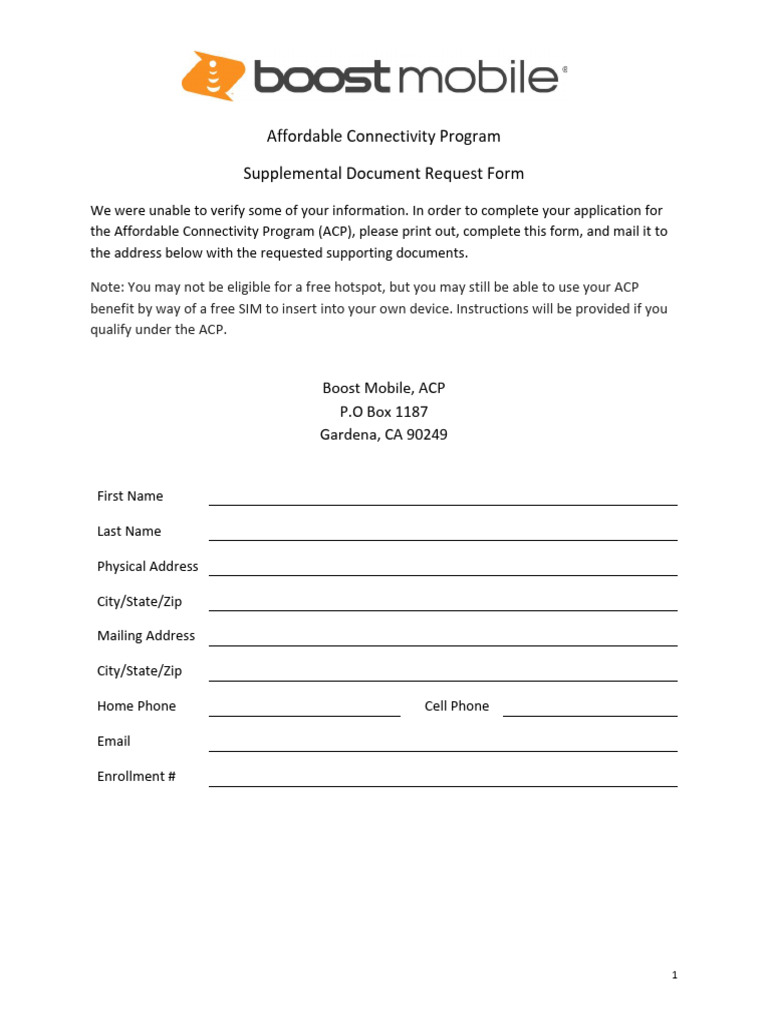 Bm Acp Supplement Doc Form Pdf