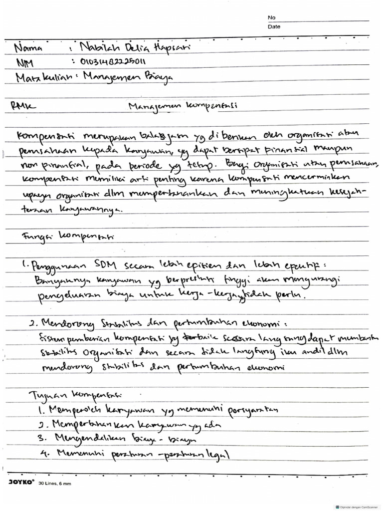 Manajemen Biaya - RMK Materi 14 | PDF