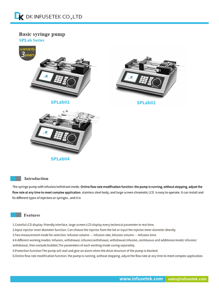 SPLab Series | PDF | Syringe | Manufactured Goods
