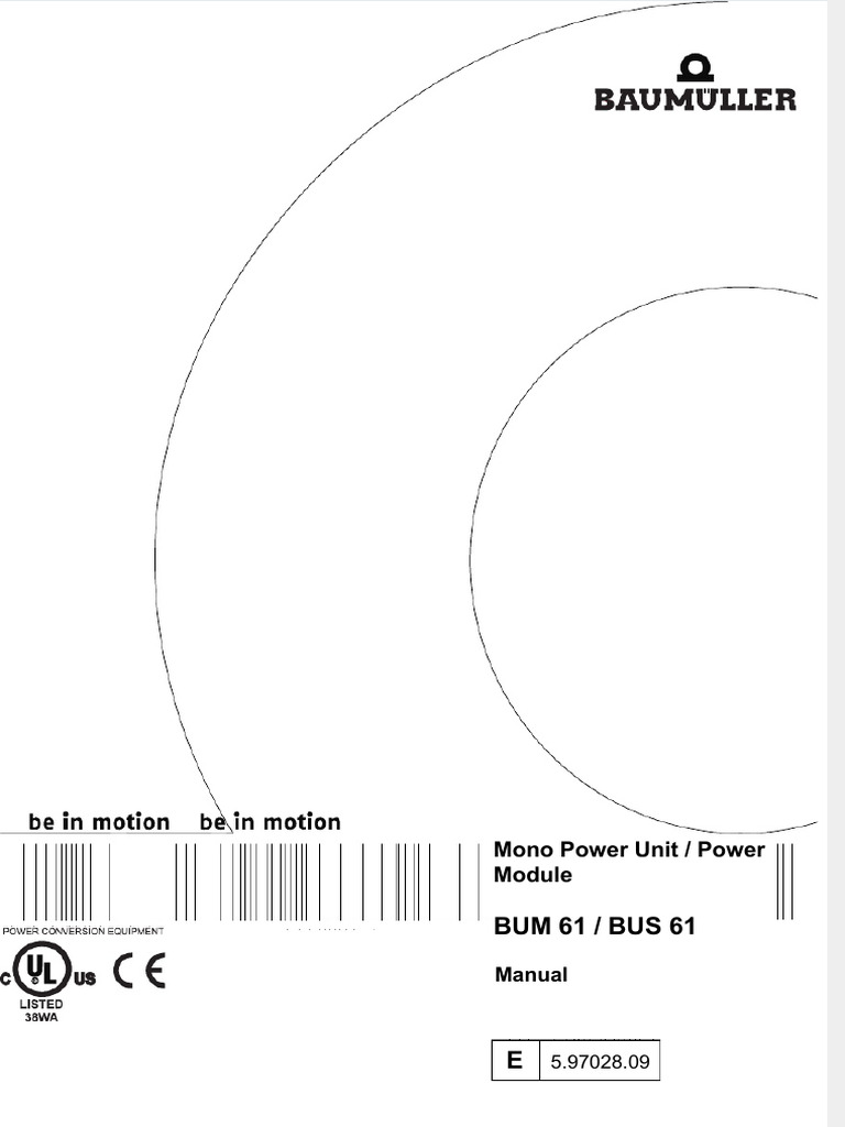 Dokumen - Tips - Bum 61 Baumuller 1 | PDF | Power Inverter | Direct Current