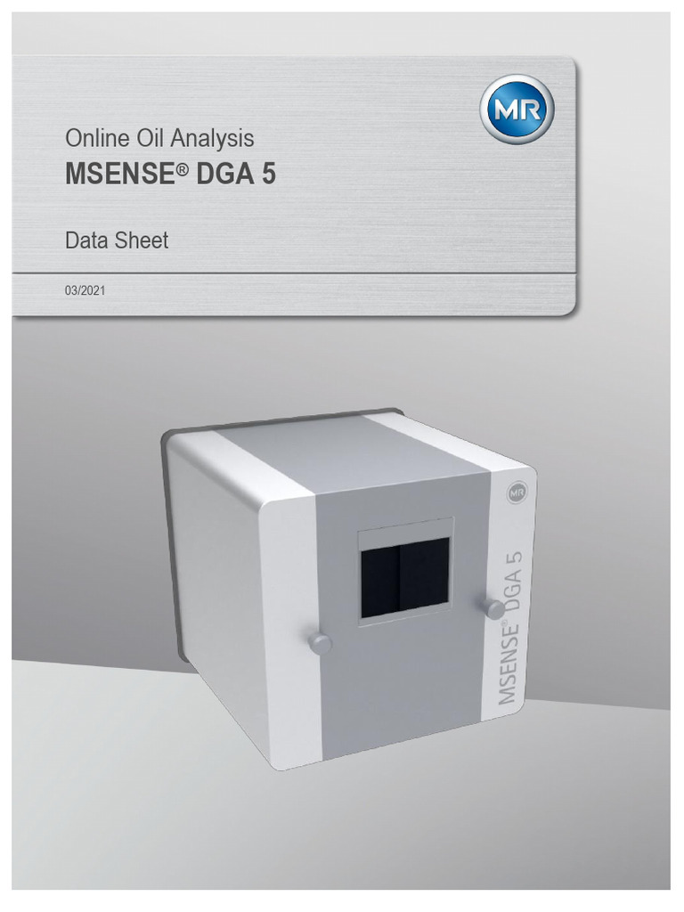 MSENSE® DGA 5 Technical Data 03 2021 en | PDF | Physical Sciences ...