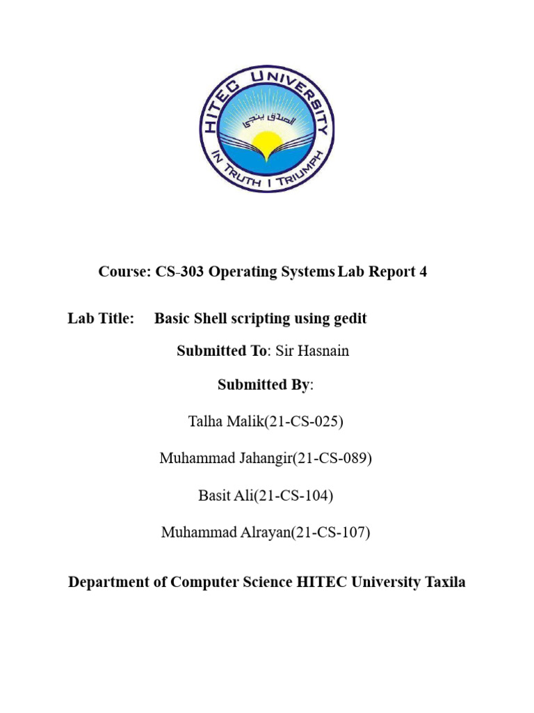 Lab 4 Pdf Shell Computing Computer File 6815