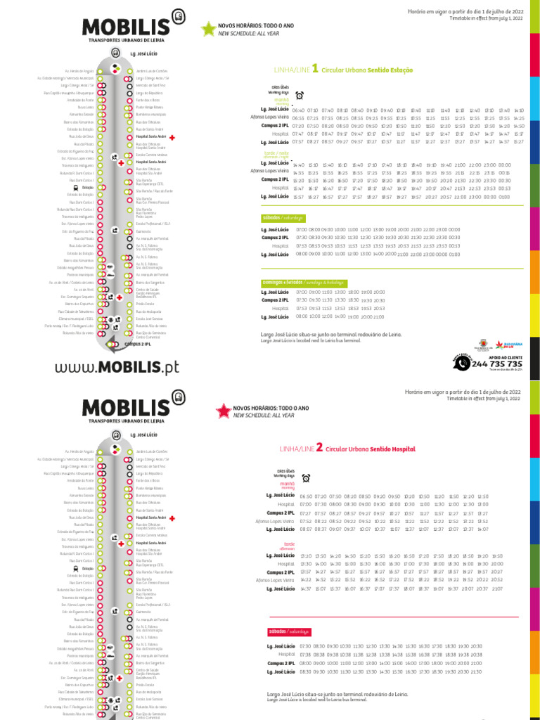 Mobilis Horarios | PDF