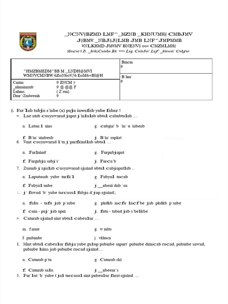 PDF Soal Pas Tema 3 Kelas 3 - Compress | PDF