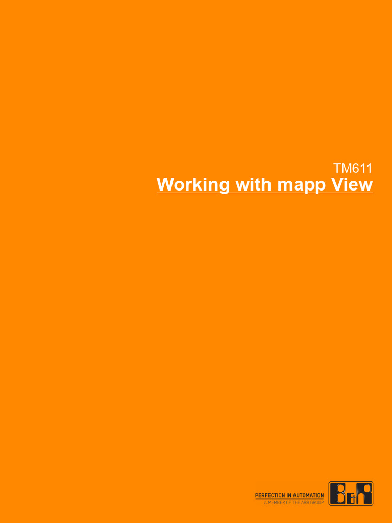 TM611TRE.4B1-EnG Working With Mapp View 5.18 V3001 | PDF | Button ...