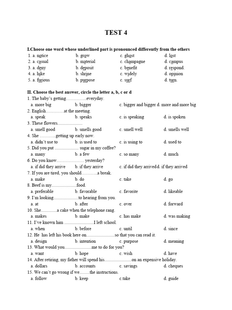 Test 4 | PDF | Nobel Prize