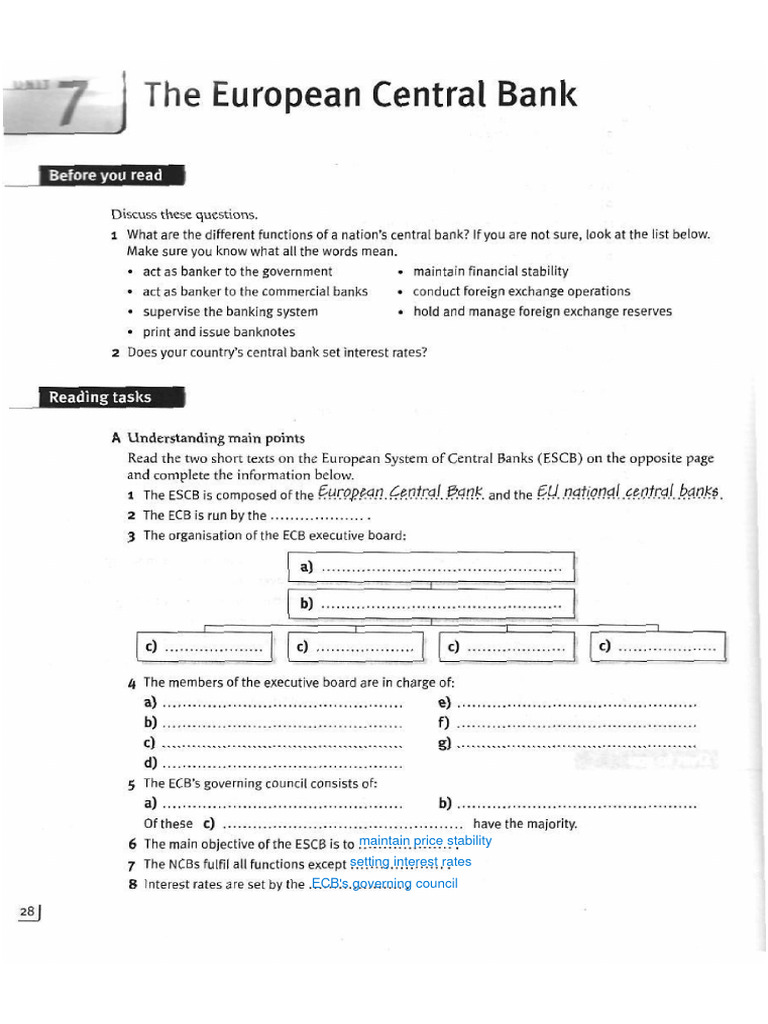 Banking - Finance - Reading Comprehension | PDF