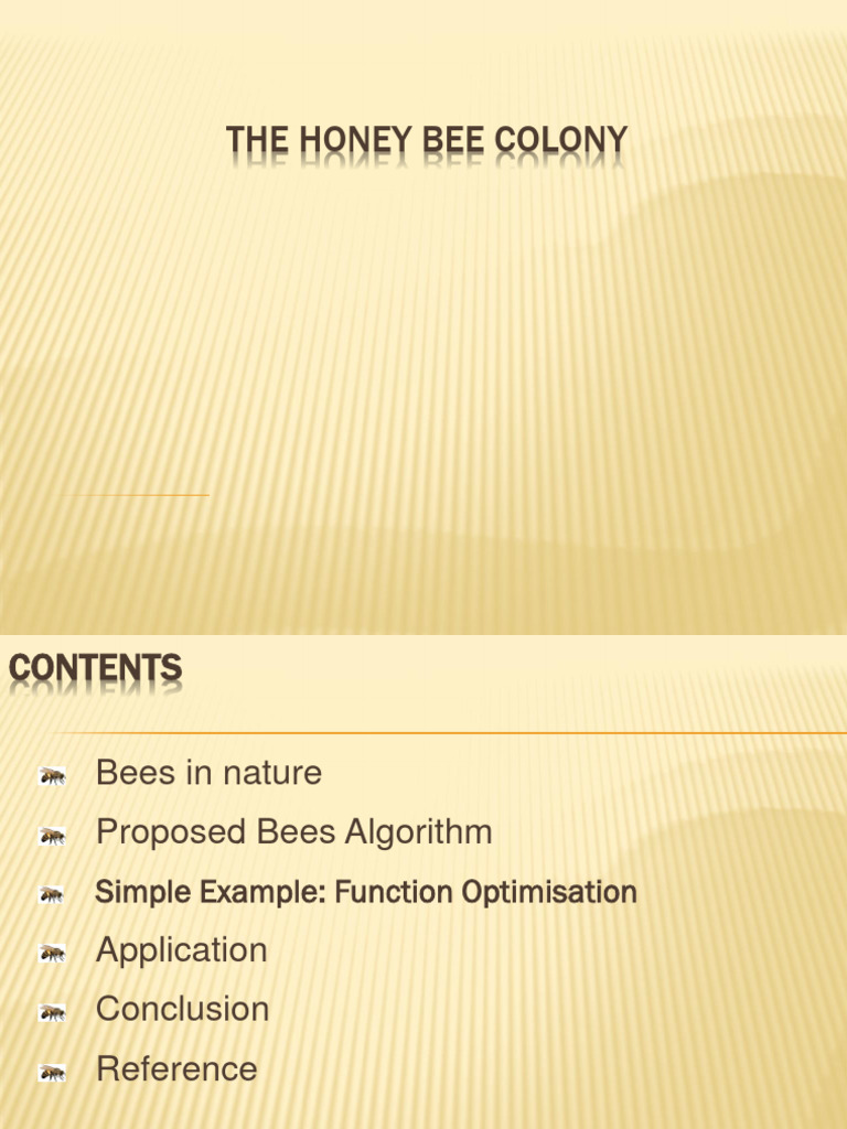 Bai 8 Honey Bee Optimization Pdf 1622