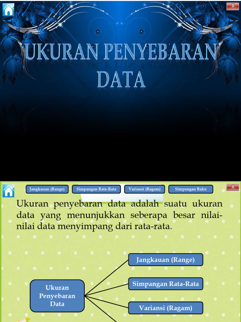 Dispersi Penyebaran Data | PDF