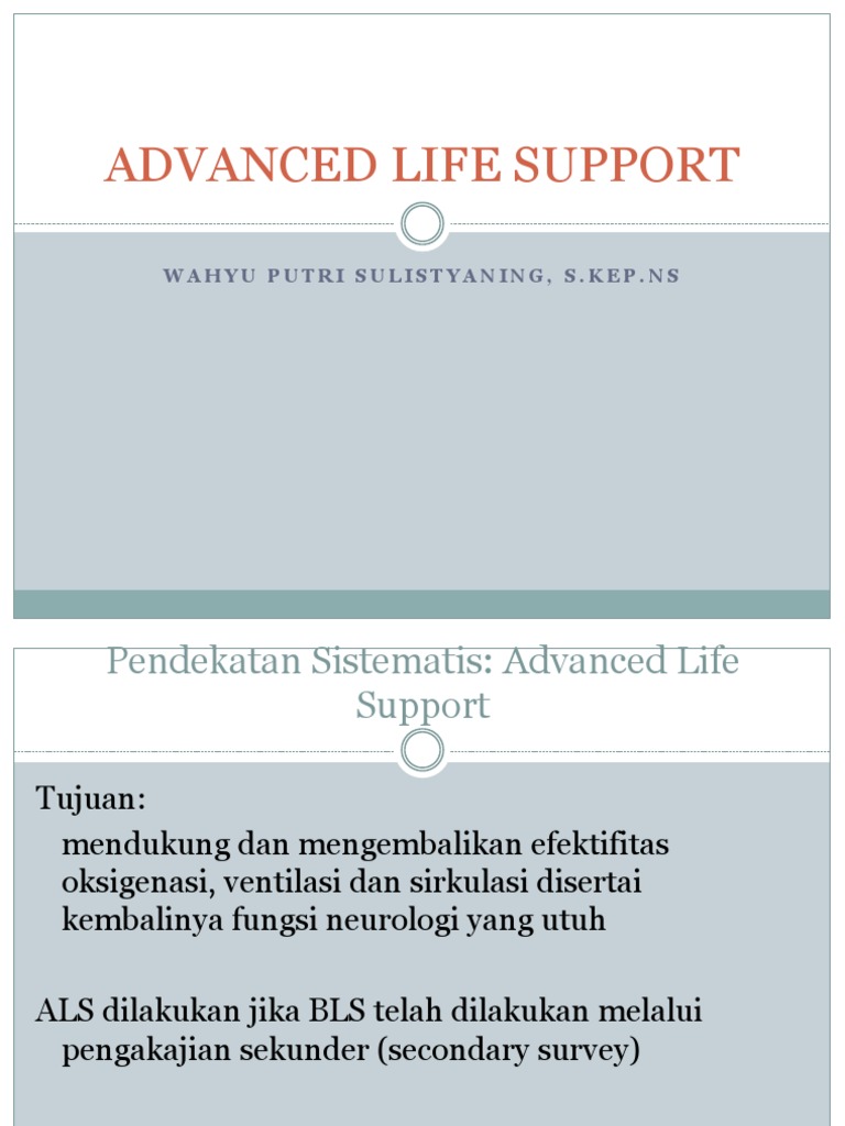 Advanced Life Support | PDF