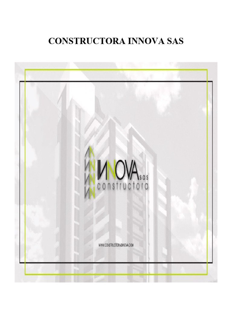 Constructora Innova Sas | PDF | Business | Gestión de recursos humanos