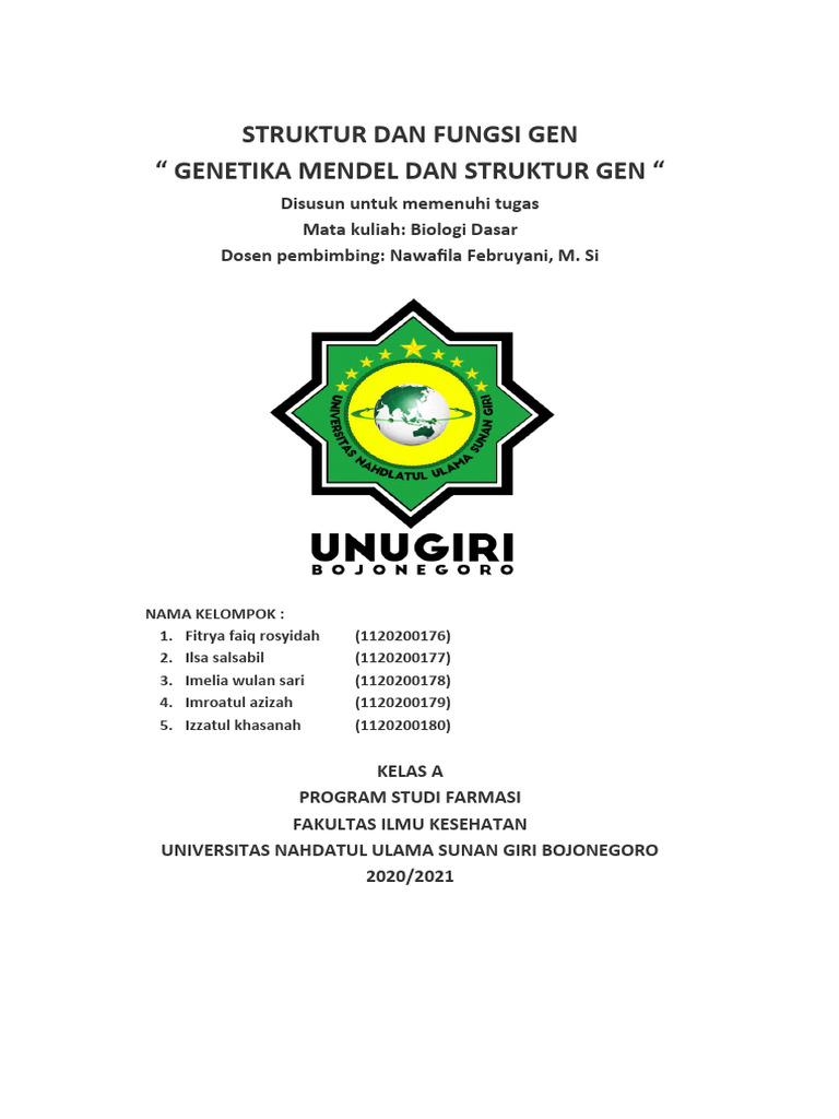 Struktur Gen dan Hukum Mendel | PDF