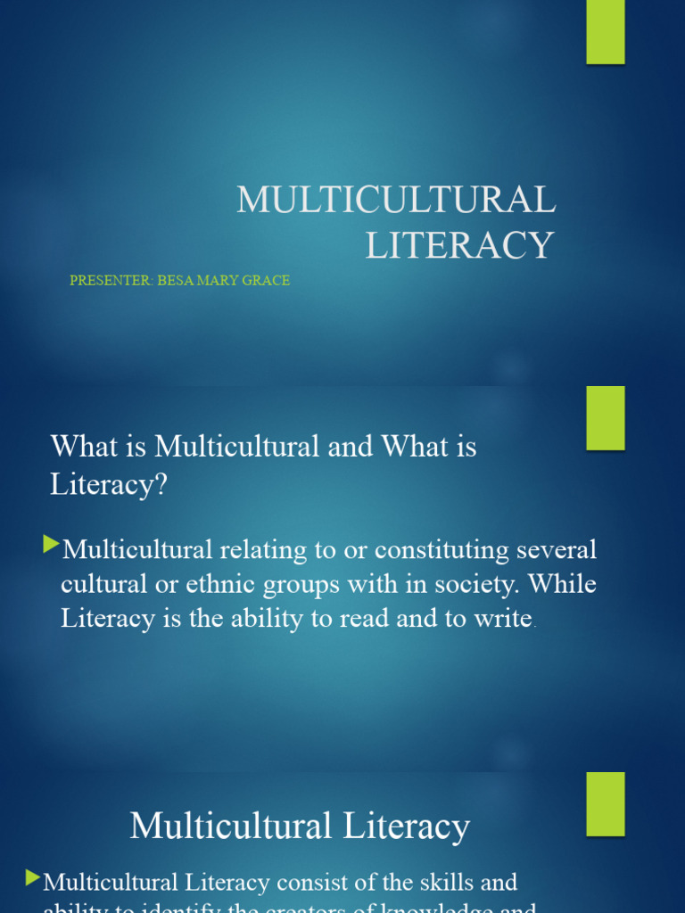 Multicultural Literacy | PDF | Literacy | Knowledge