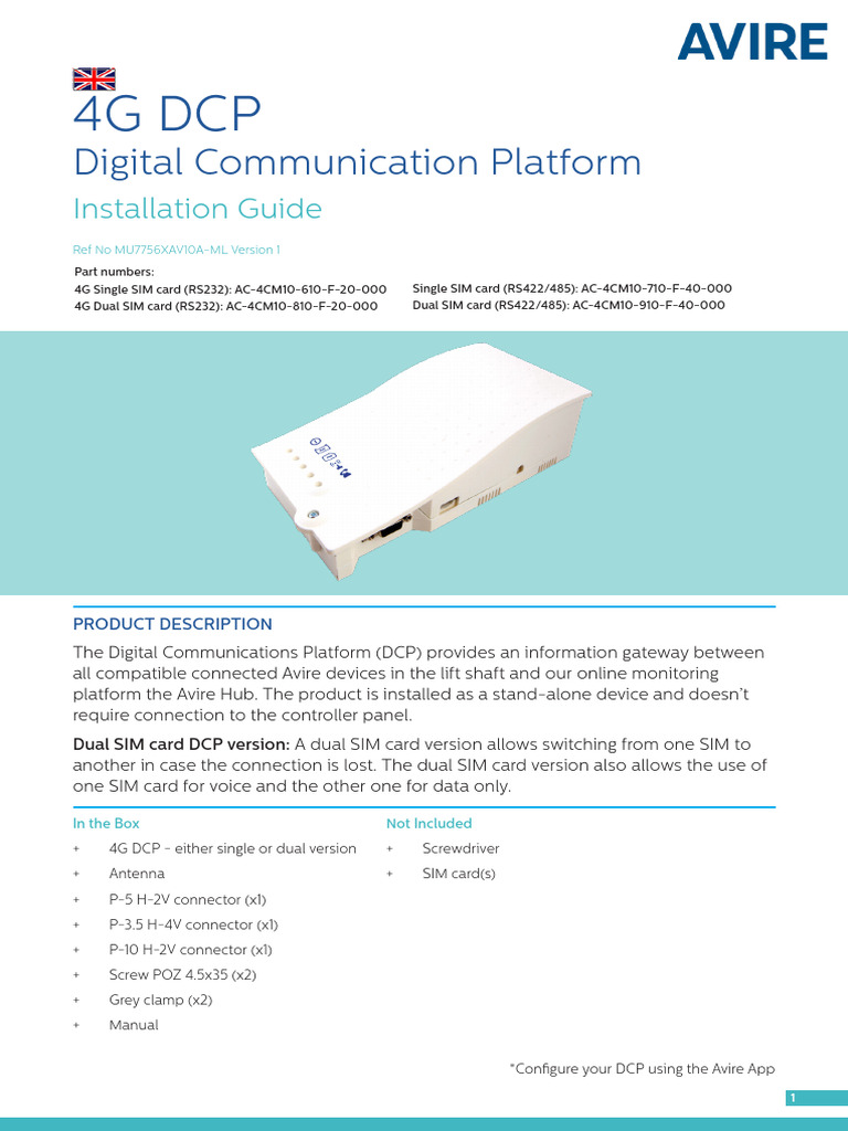 MU7756XAV10A ML 4G Digital Communications Platform Installation Guide V01 ML | PDF ...