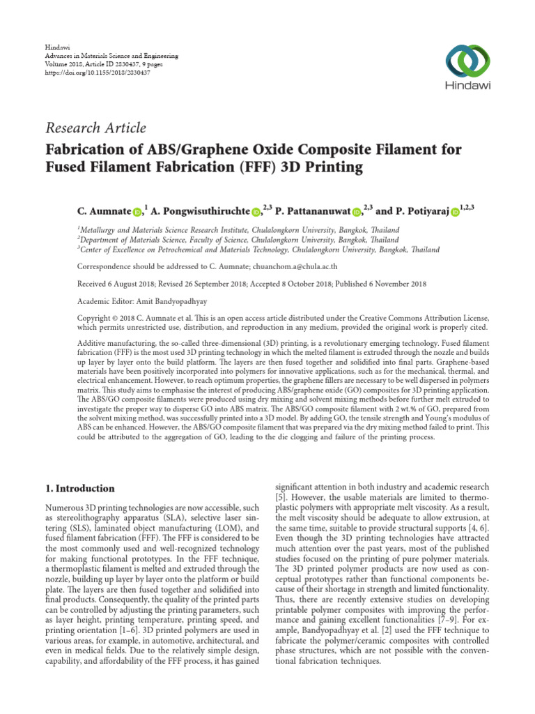Abs Tga | PDF | Composite Material | Graphene