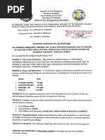 Barangay 20% Development Fund Report 2021 | PDF | Economies