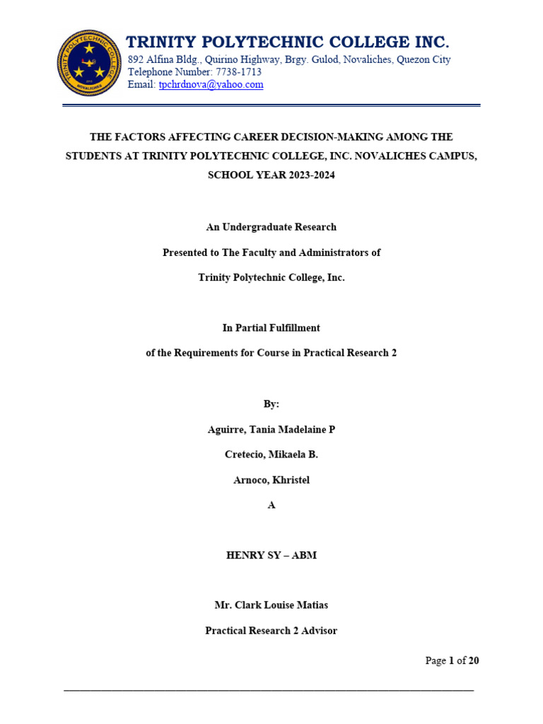 Research Template | PDF | Survey Methodology | Sampling (Statistics)