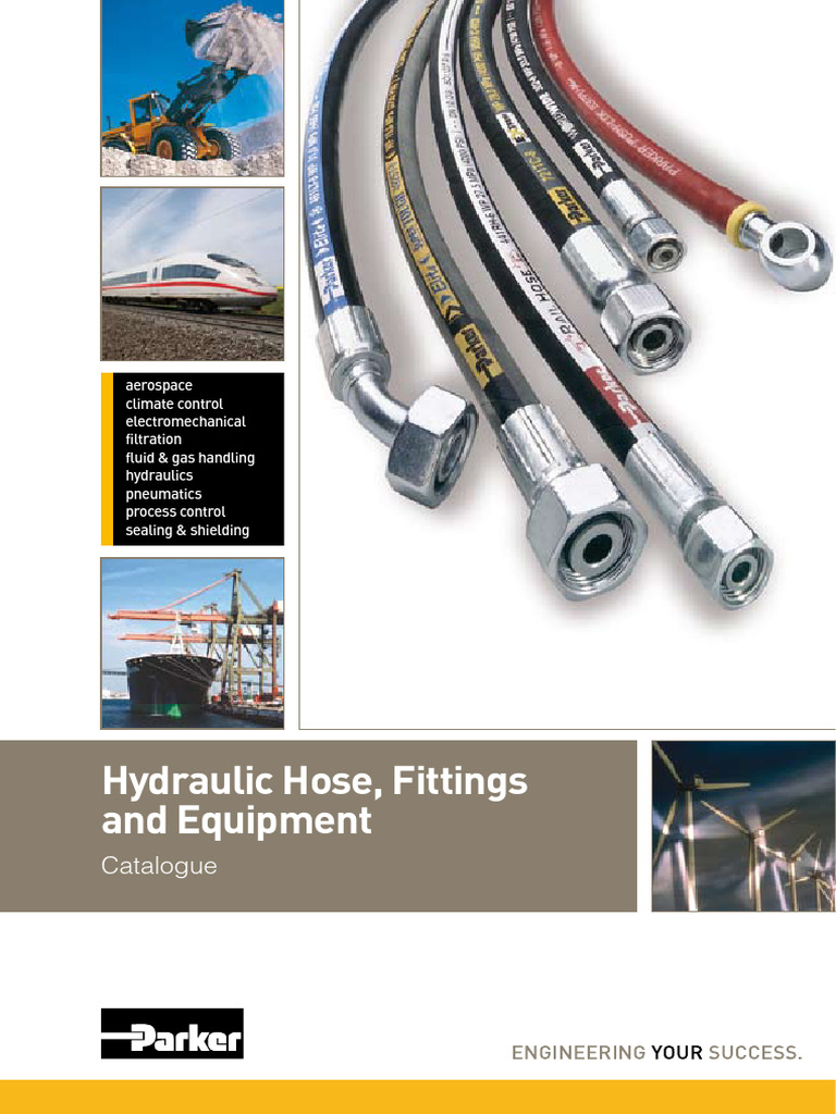 Parker Hydraulic Hose & Fittings Catalog | PDF | Pipe (Fluid Conveyance ...
