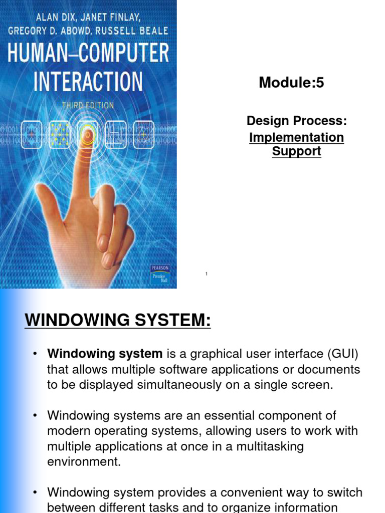 Module5 Implementation Support | PDF | Graphical User Interfaces | Icon (Computing)